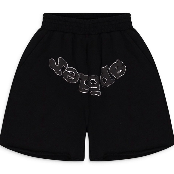 Sp5der | Shorts | Sp5der Black Og Web V2 Rhinestone Casual Shorts ...